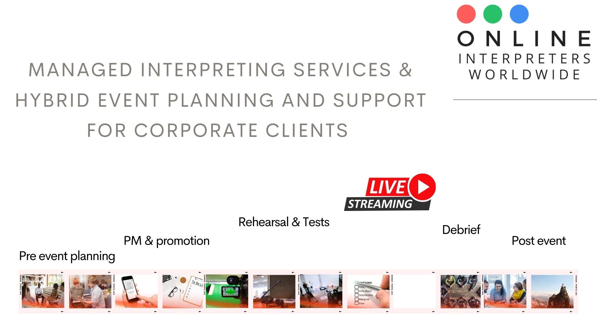 About Interpreting Business Meetings, Conferences, Webinars, Town Halls